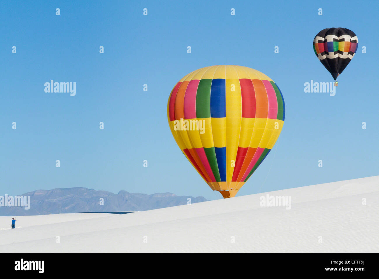 White Sands Balloon Rally Stock Photo - Alamy