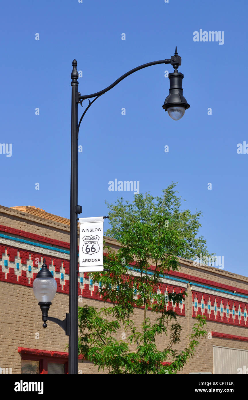 Winslow, Arizona, USA - a town along the Historic Route 66 Stock Photo ...