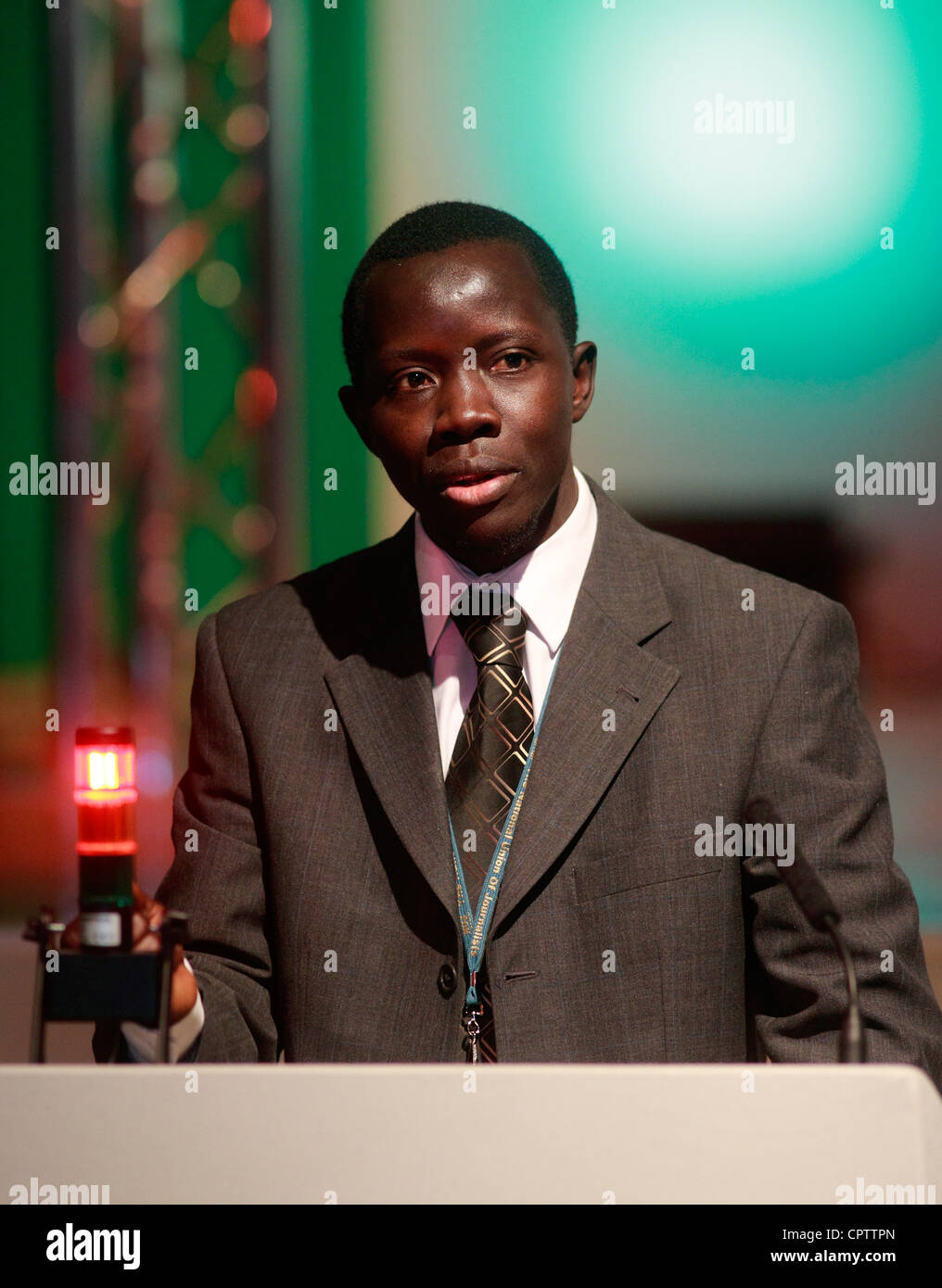 Alieu Ceesay, member of the National Union of Journalists, an asylum ...