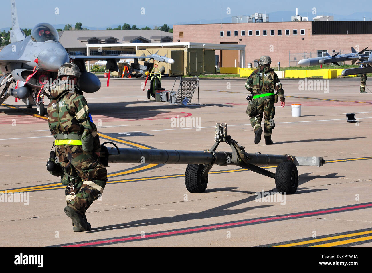 A U.S. Air Force airman assigned to the 140th Maintenance Squadron ...