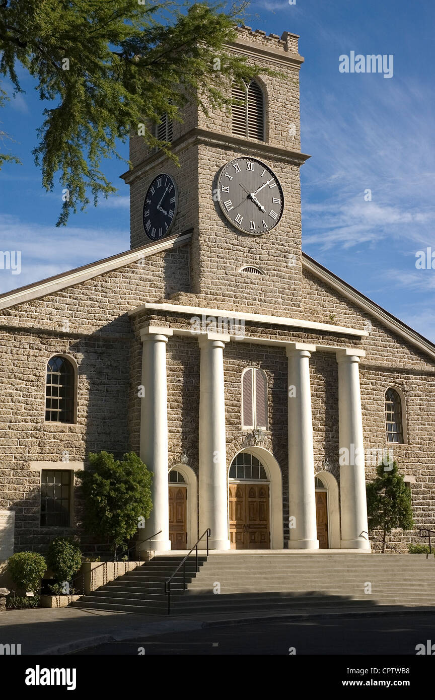 Elk284-1211v Hawaii, Oahu, Honolulu, Kawaiaha'o Church, 1842 Stock ...