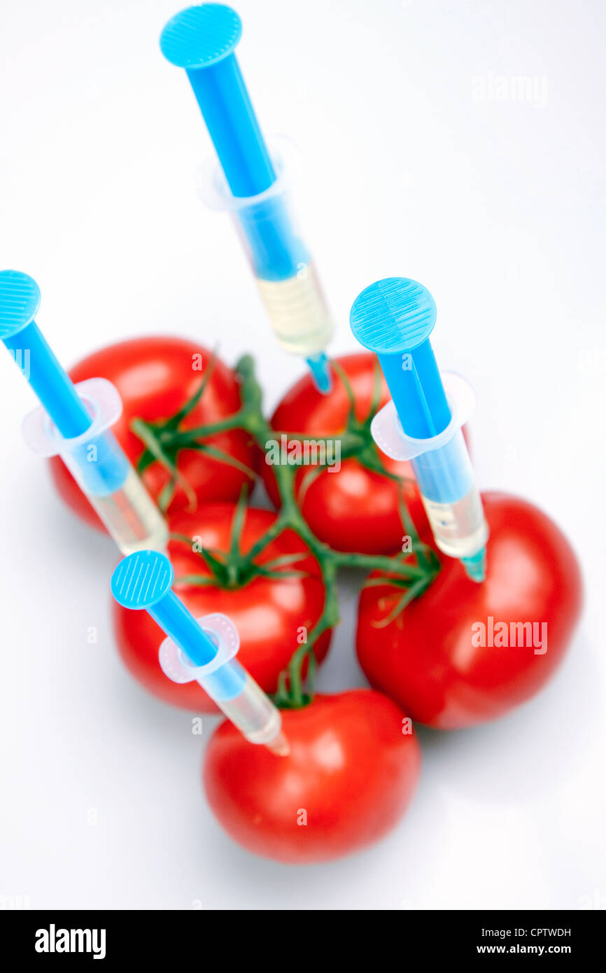 Genetically modified fruits and vegetables Stock Photo - Alamy