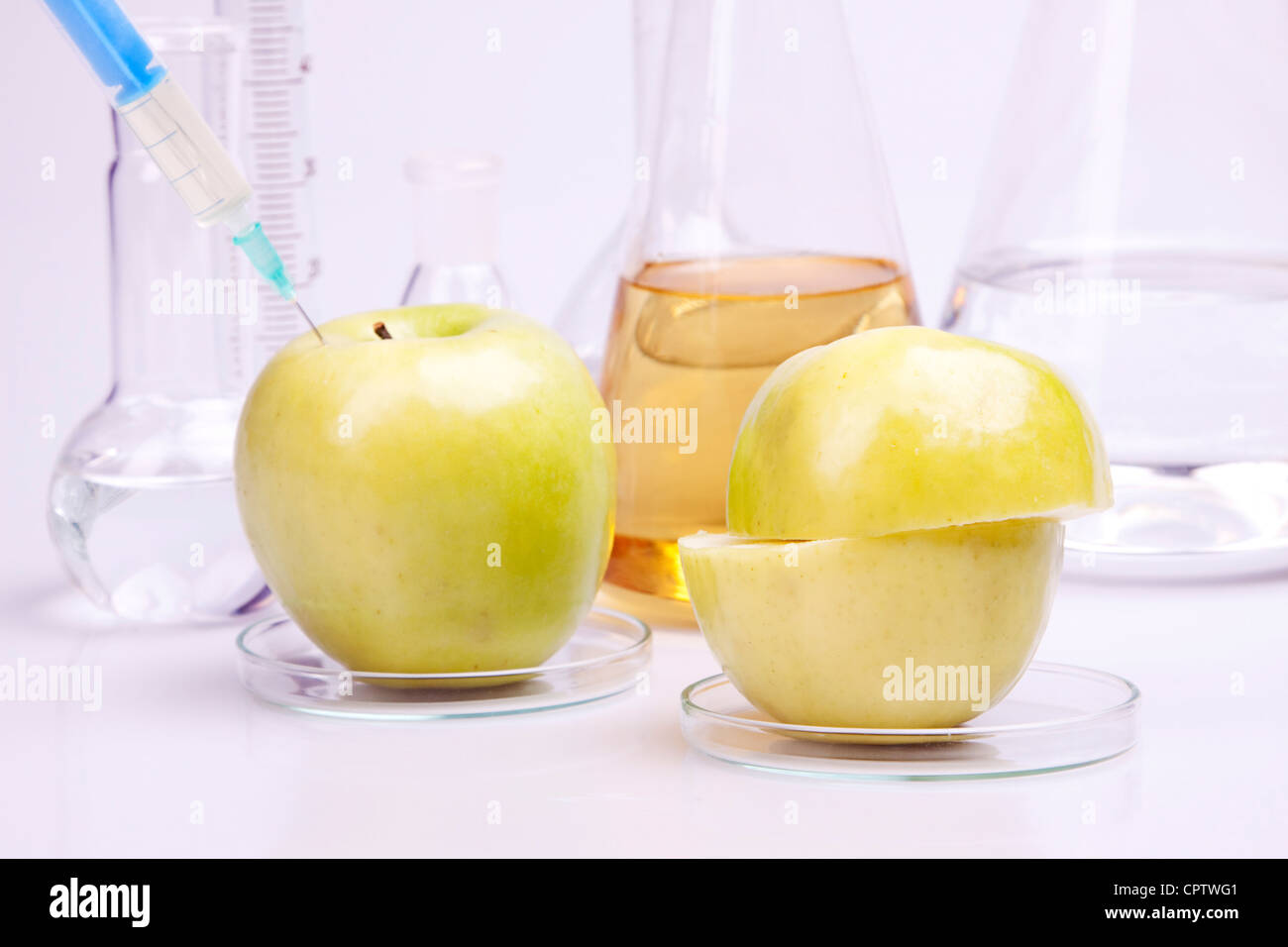 Genetically modified fruits and vegetables Stock Photo - Alamy