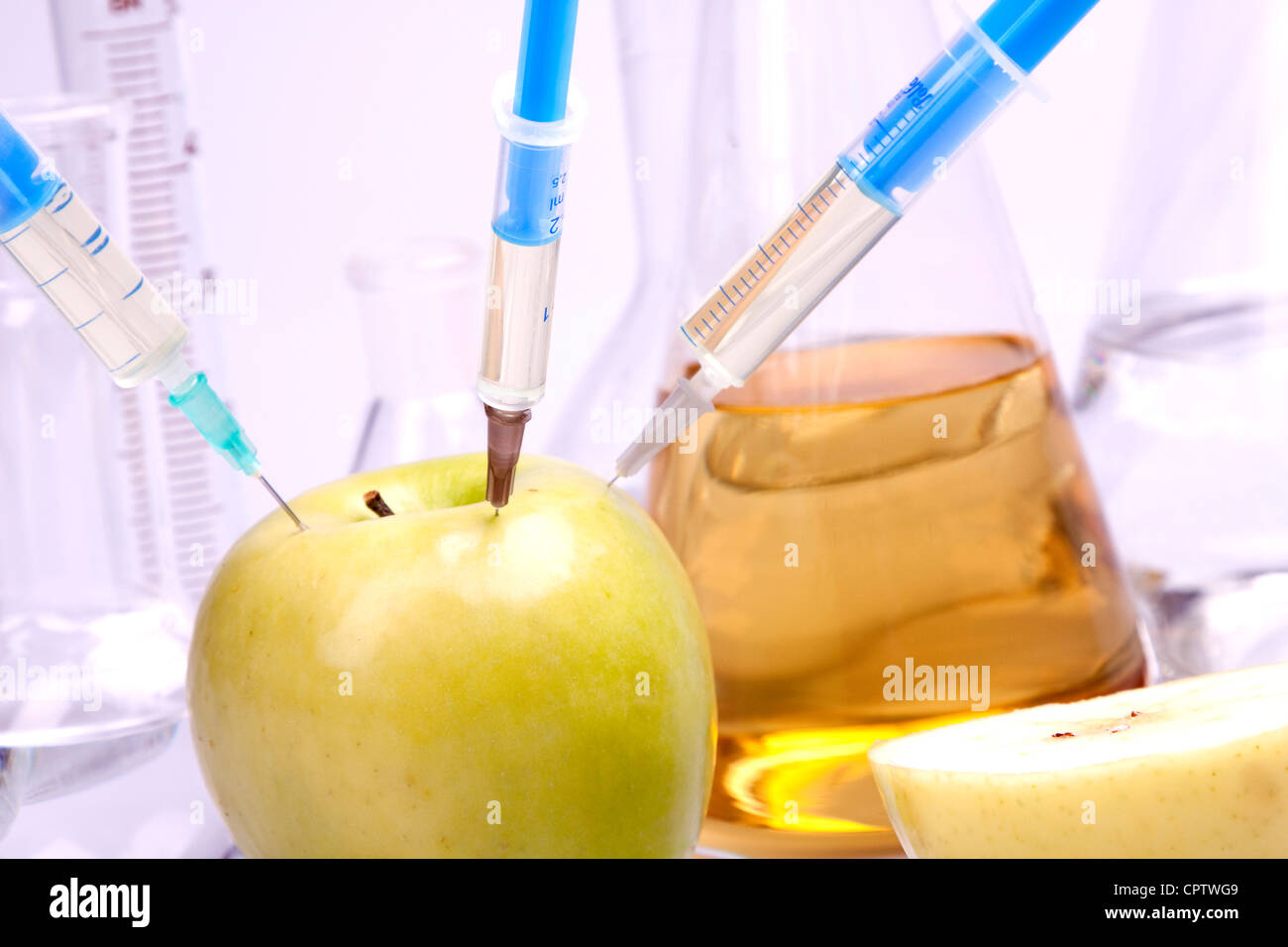 Genetically modified fruits and vegetables Stock Photo - Alamy
