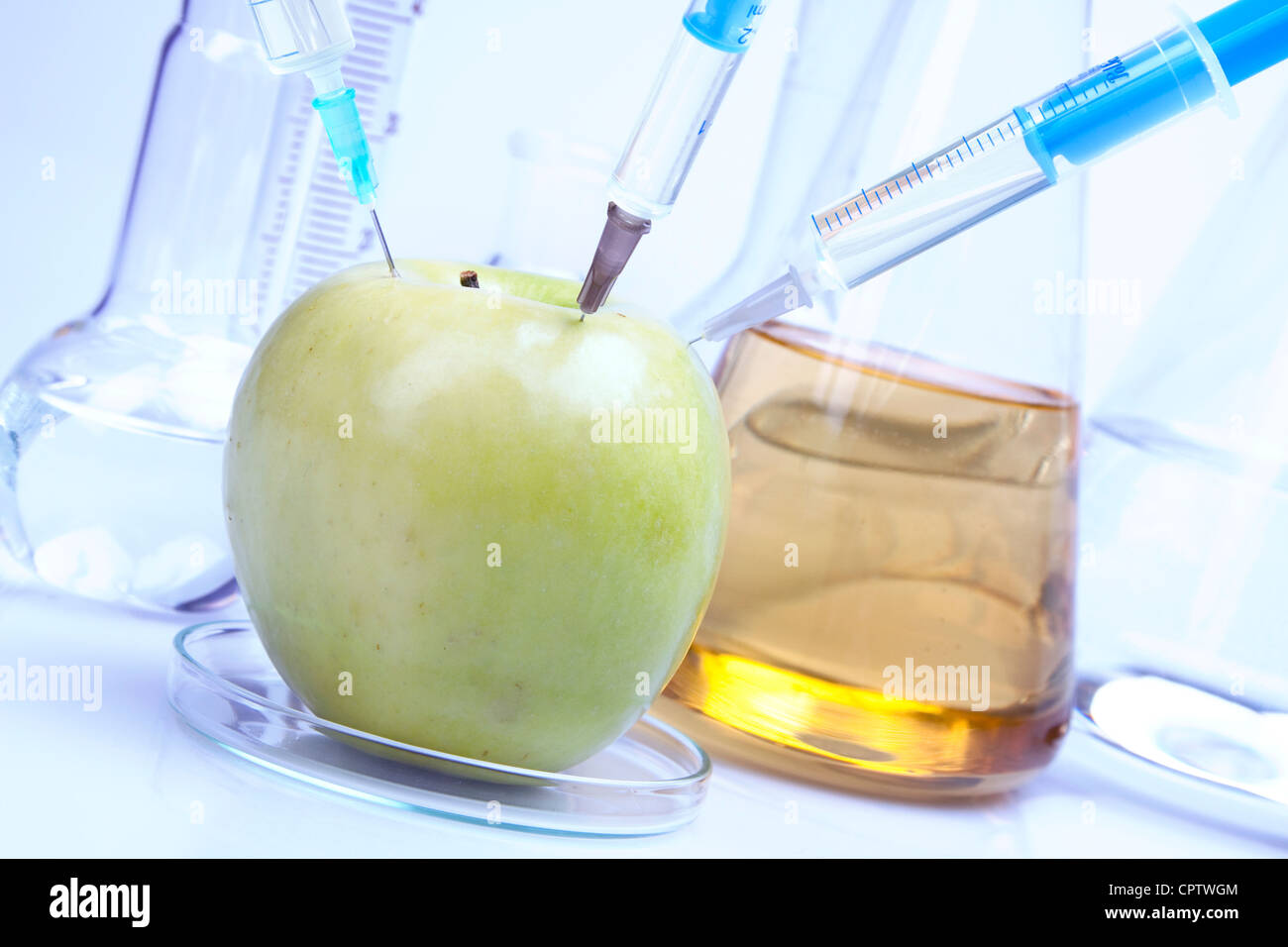 Genetically modified fruits and vegetables Stock Photo - Alamy