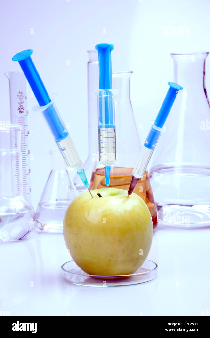 Genetically modified fruits and vegetables Stock Photo - Alamy