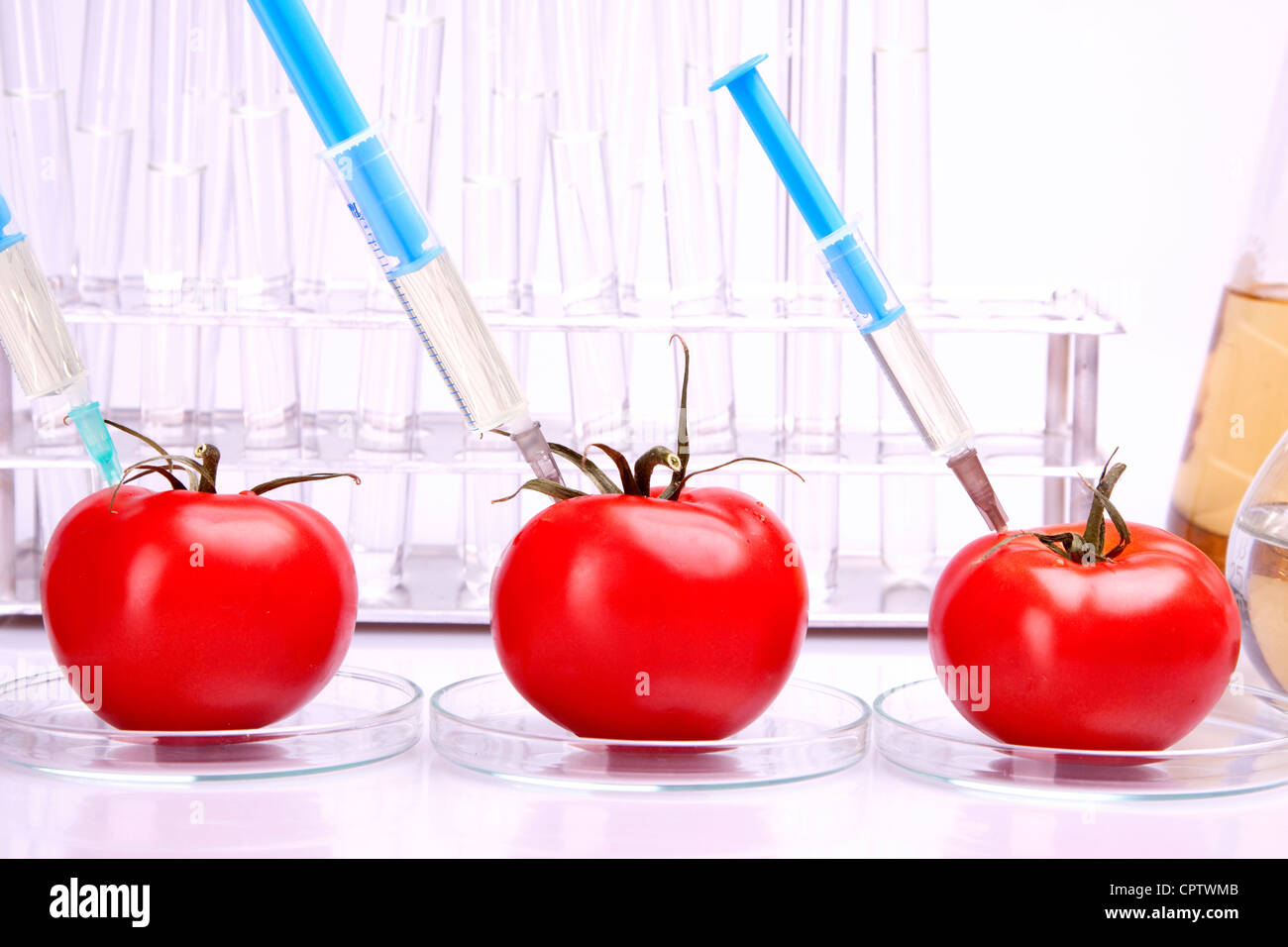 Genetically modified fruits and vegetables Stock Photo - Alamy