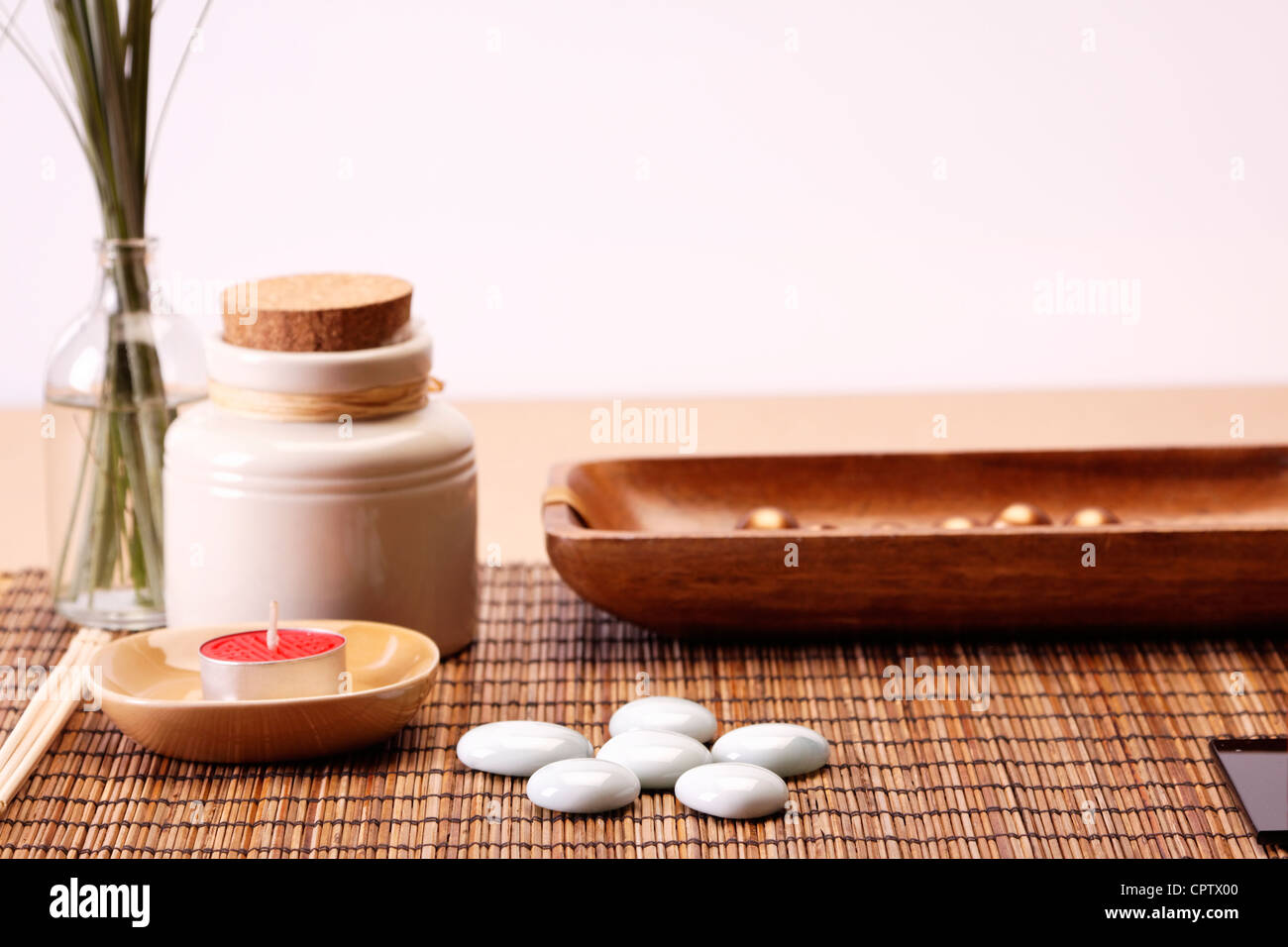 Take care about your body in SPA. Zen and relax, soap Stock Photo - Alamy
