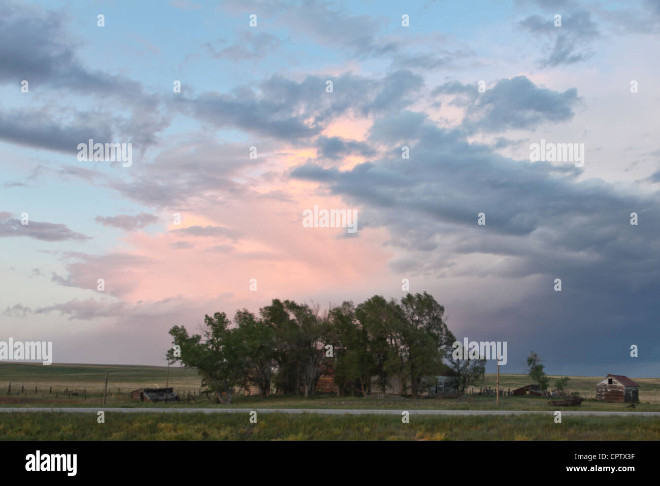 Small mid-western farm along US 40 Stock Photo - Alamy