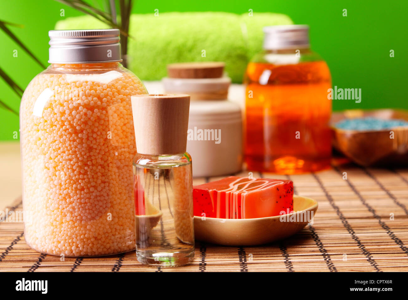 Take care about your body in SPA. Zen and relax, soap Stock Photo - Alamy