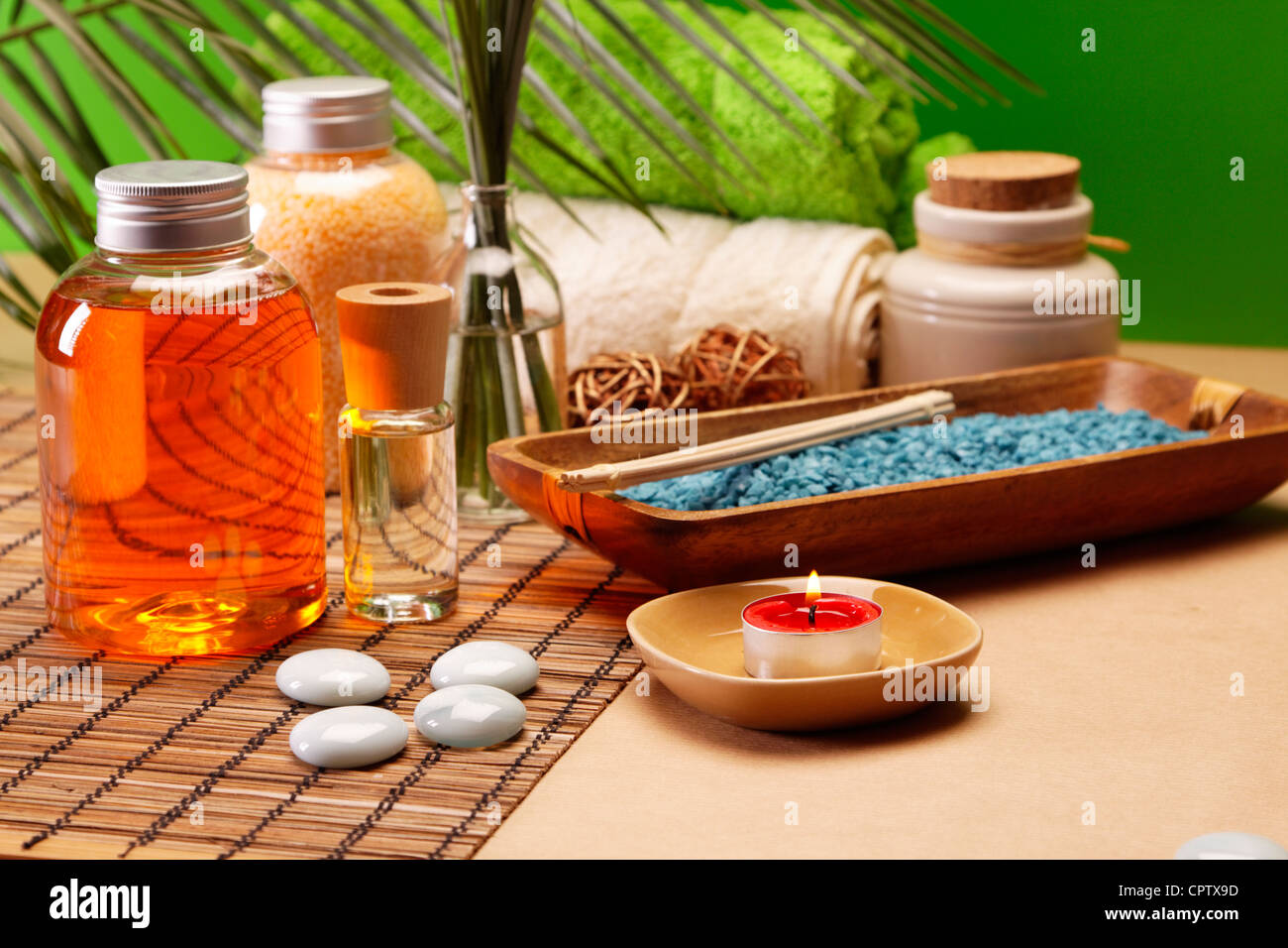 Take care about your body in SPA. Zen and relax, soap Stock Photo - Alamy