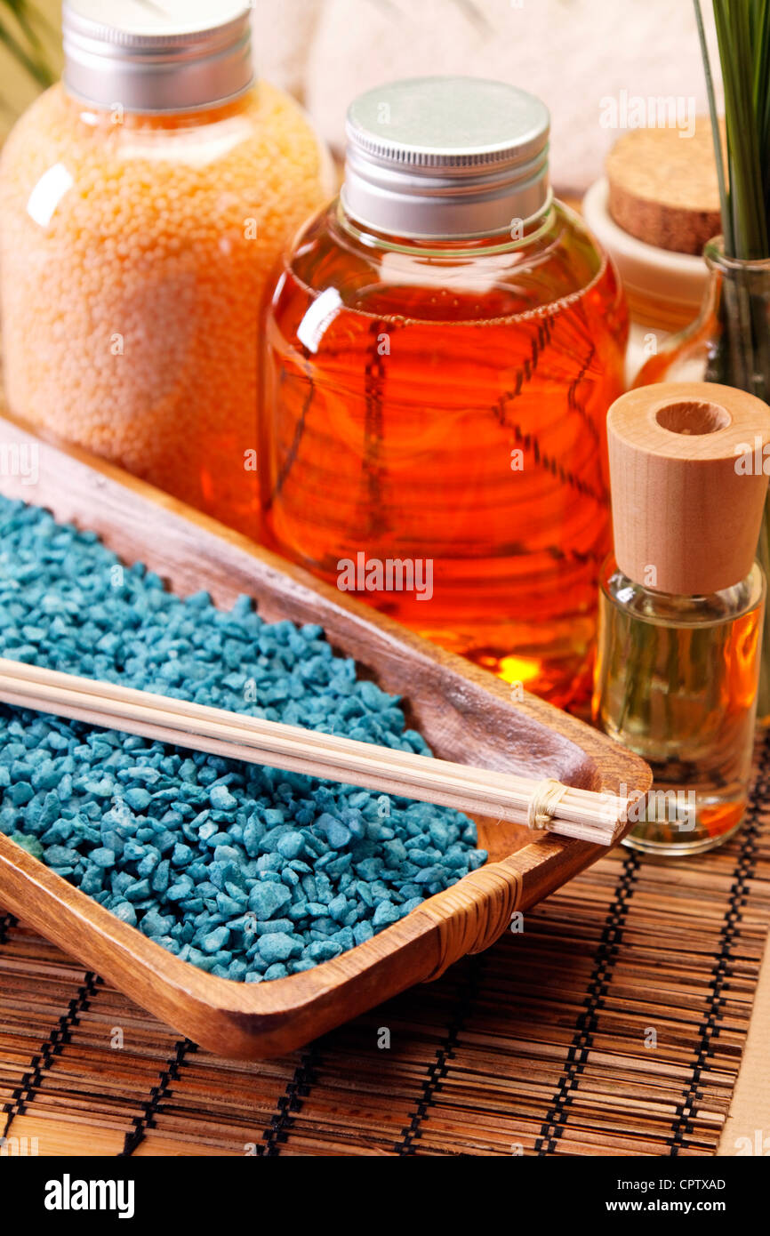 Take care about your body in SPA. Zen and relax, soap Stock Photo - Alamy