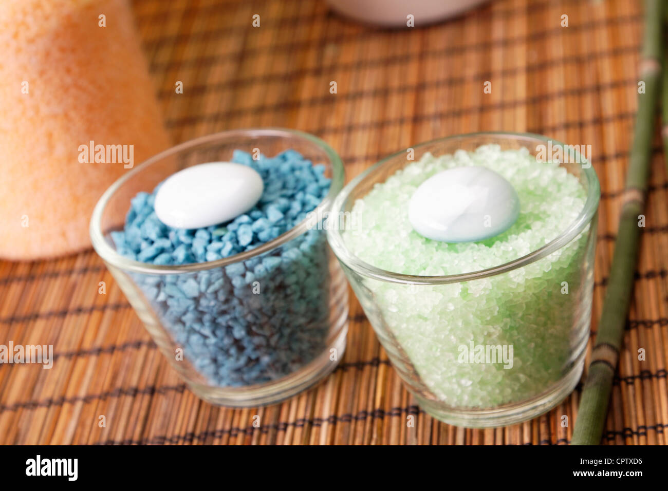 Take care about your body in SPA. Zen and relax, soap Stock Photo - Alamy