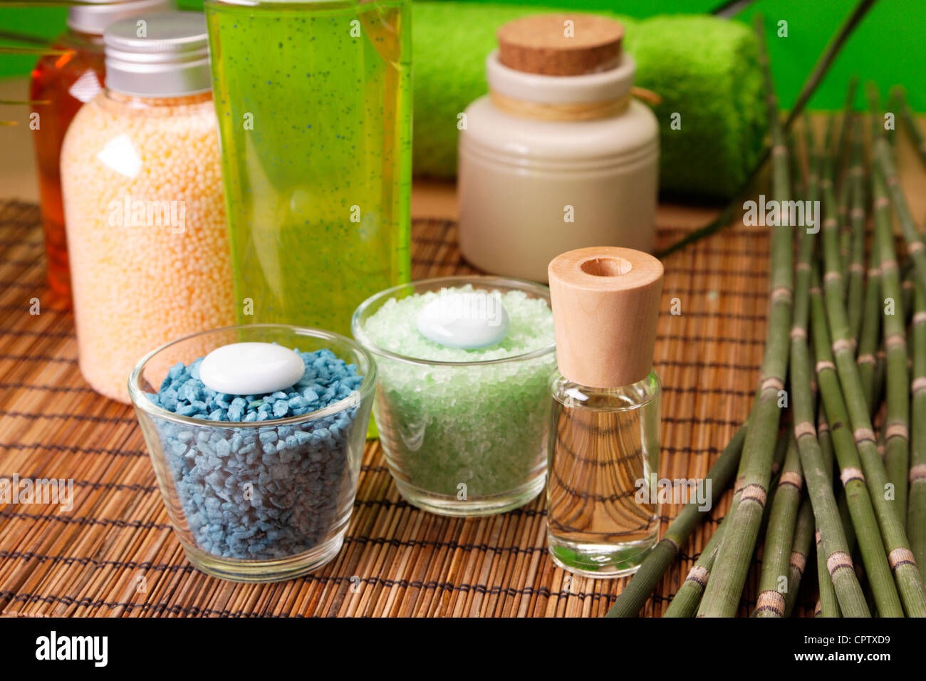 Take care about your body in SPA. Zen and relax, soap Stock Photo - Alamy