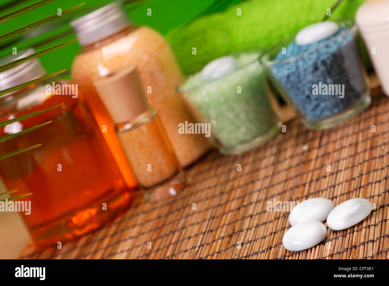 Take care about your body in SPA. Zen and relax, soap Stock Photo - Alamy