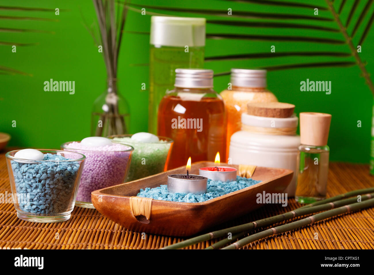 Take care about your body in SPA. Zen and relax, soap Stock Photo - Alamy
