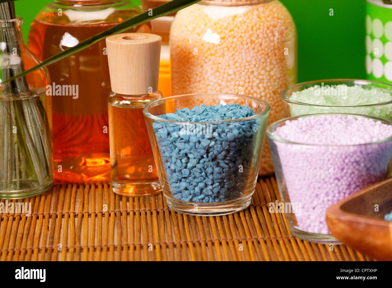 Take care about your body in SPA. Zen and relax, soap Stock Photo - Alamy