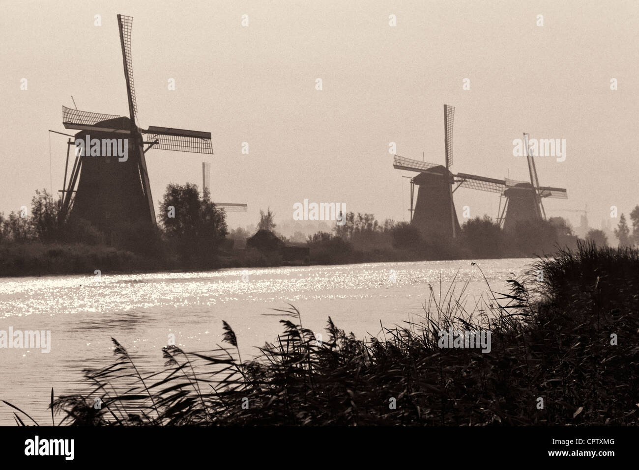 Kinderdijk...this group of windmills is the largest concentration of ...