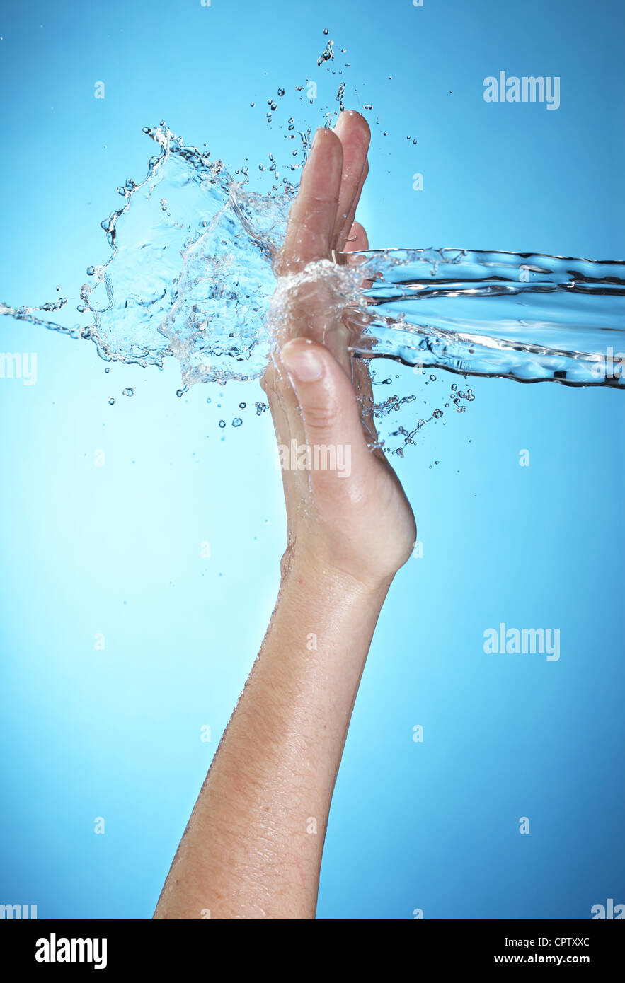 Human water splash hi-res stock photography and images - Alamy