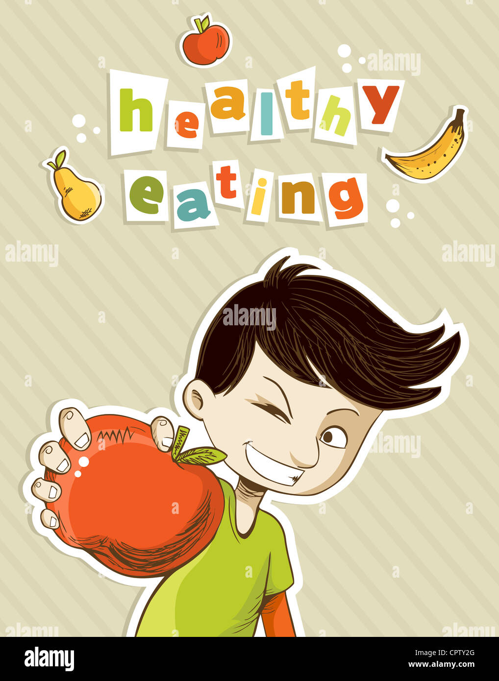 Healthy Kids Cartoon