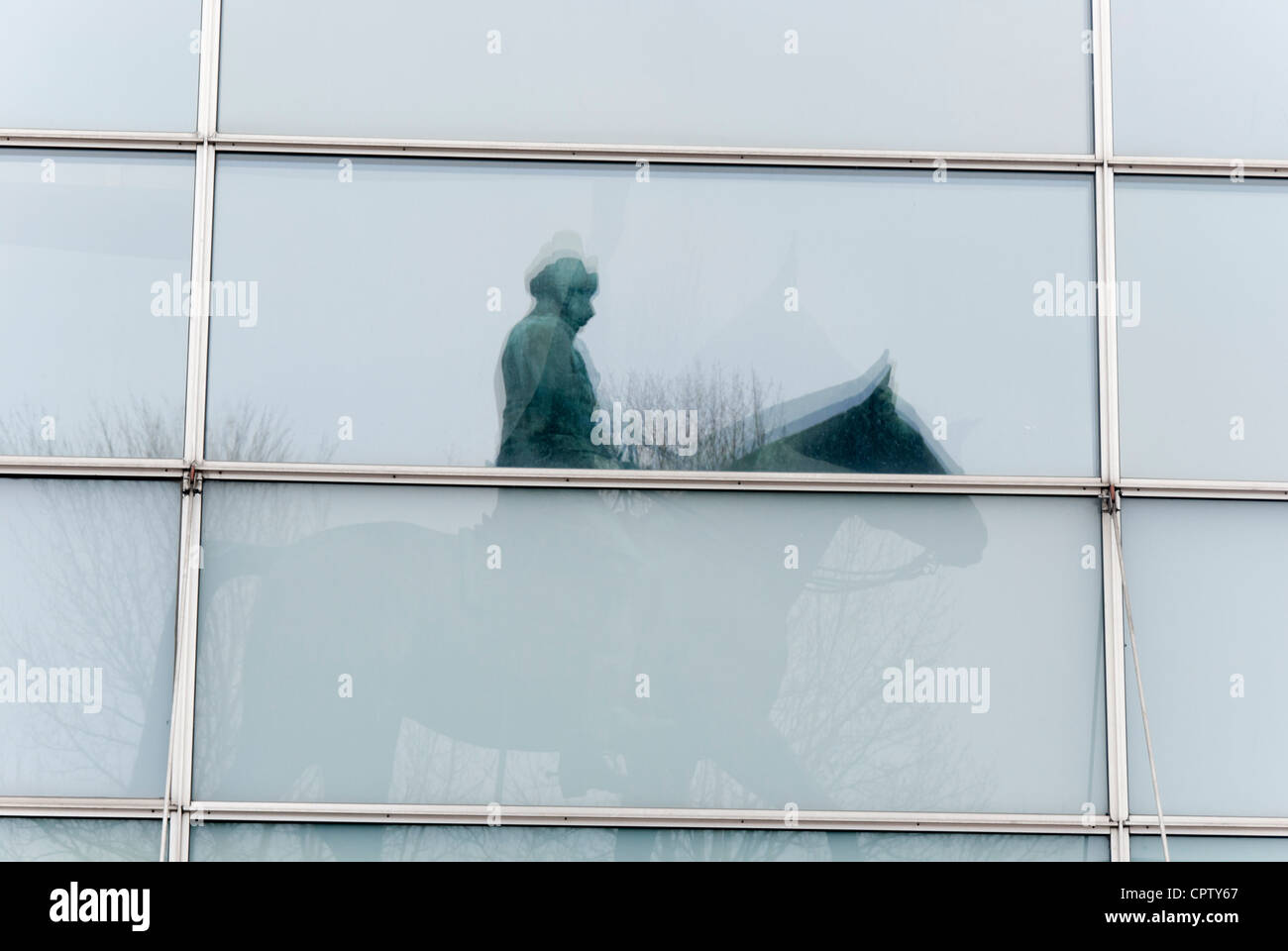 Reflection of statue of Marshal Mannerheim in Helsinki Finland Stock ... Reflection of statue of Marshal Mannerheim in Helsinki Finland Stock ...