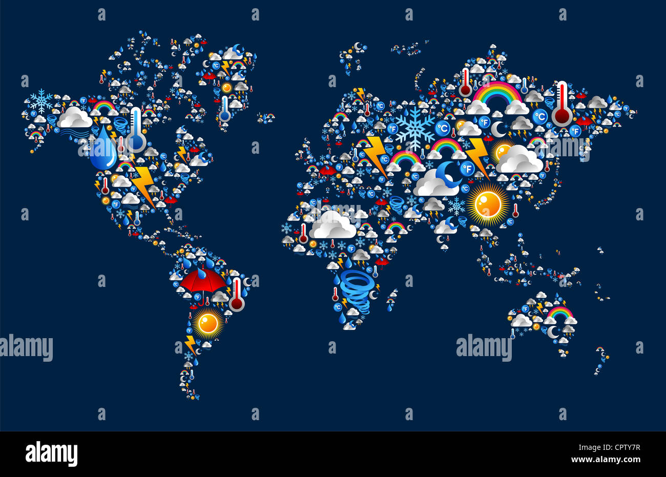 World Weather Map Kids