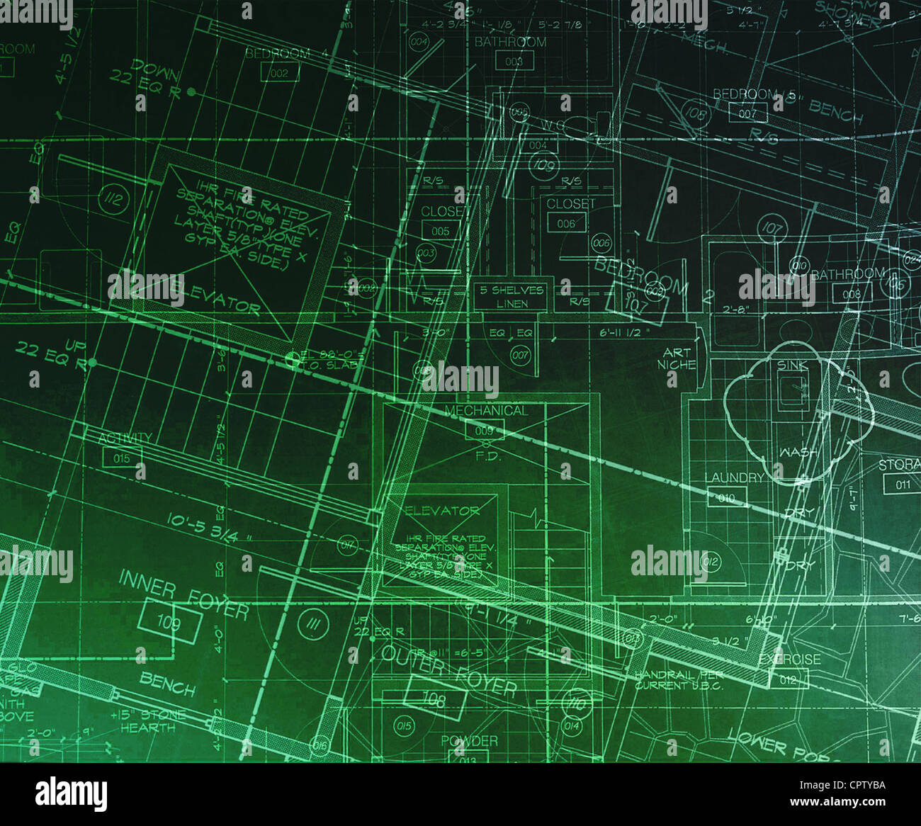 green abstract plans Stock Photo - Alamy