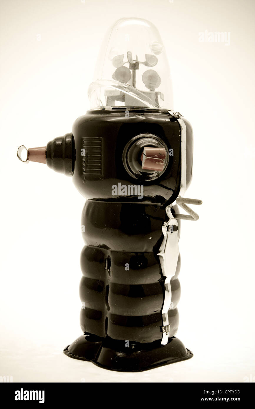 old robot toy Stock Photo - Alamy
