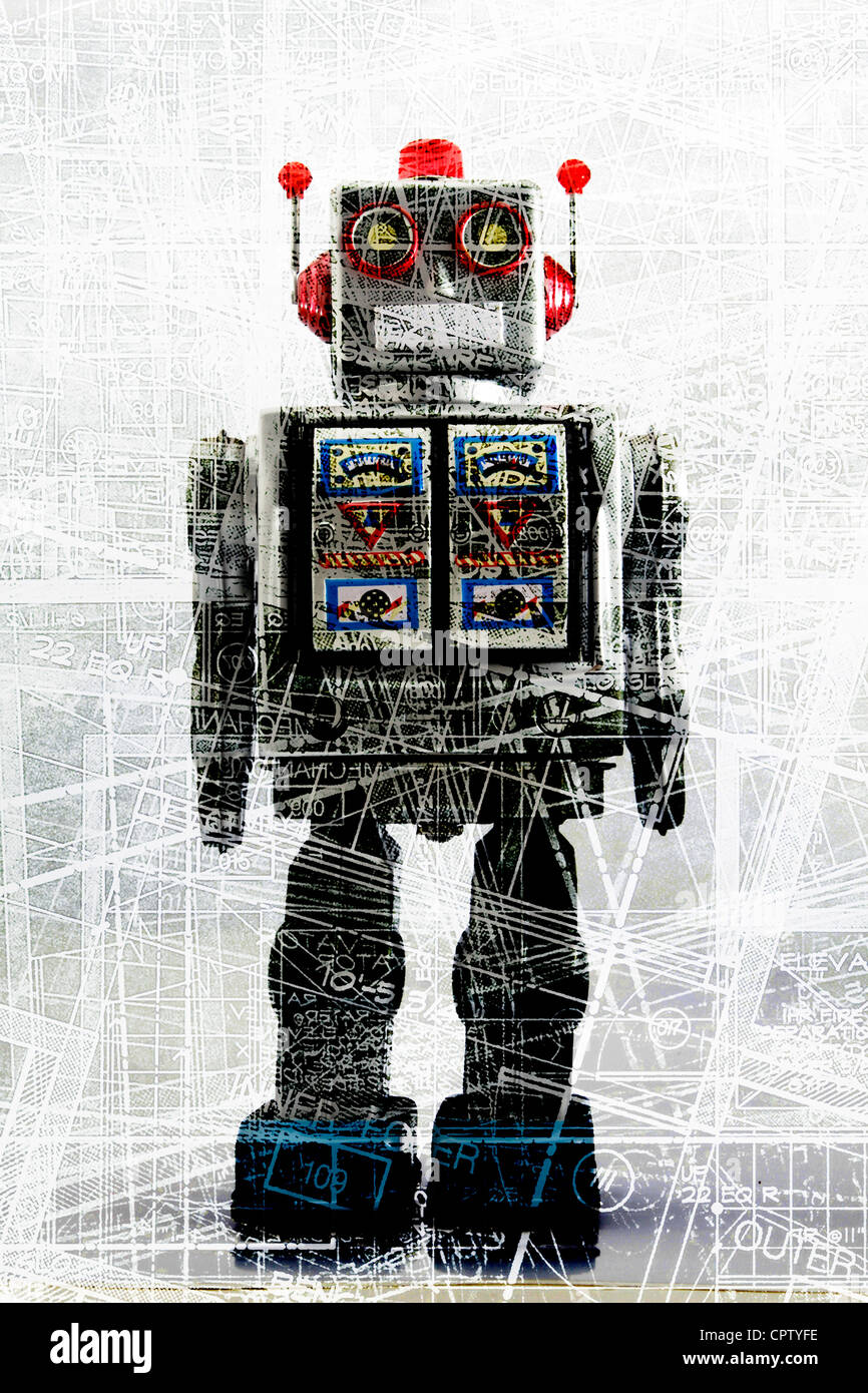 1950s science fiction robot hi-res stock photography and images - Alamy
