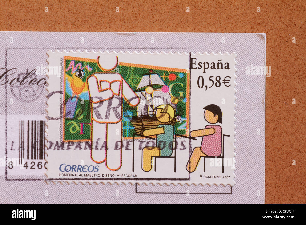 Spain stamp hi-res stock photography and images - Alamy