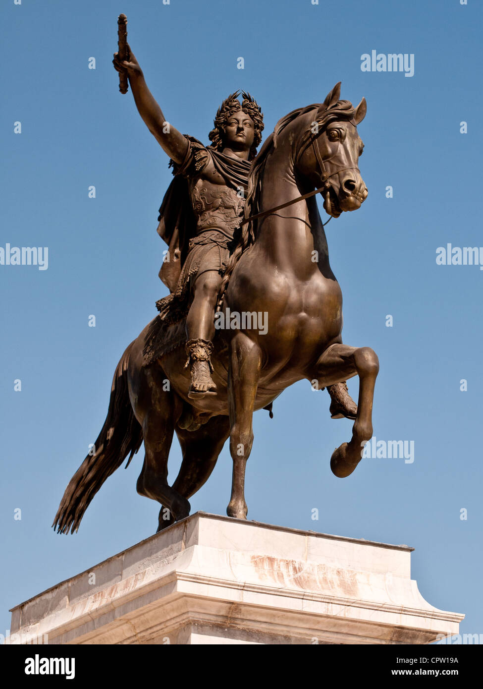 The historic city of Montpellier Languedoc-Roussillon region of France ...