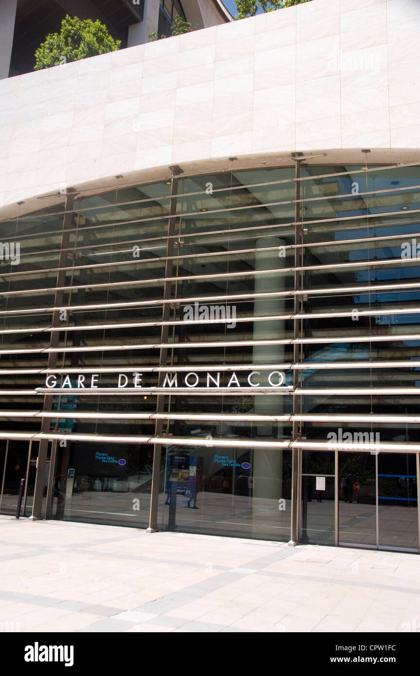 train station architecture destination Gare de Monaco France Europe ...