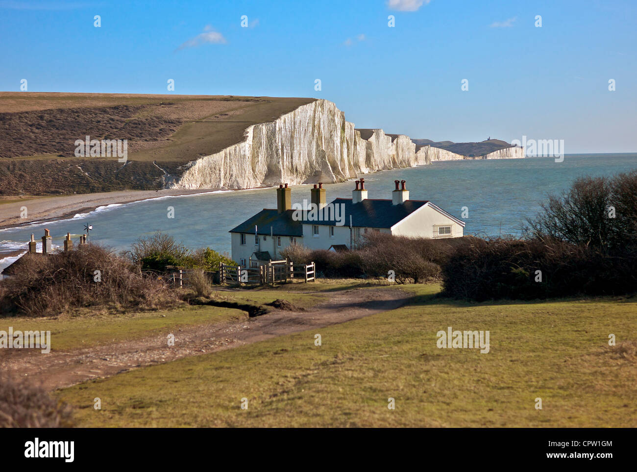 The Seven Sisters, East Sussex, England Stock Photo - Alamy