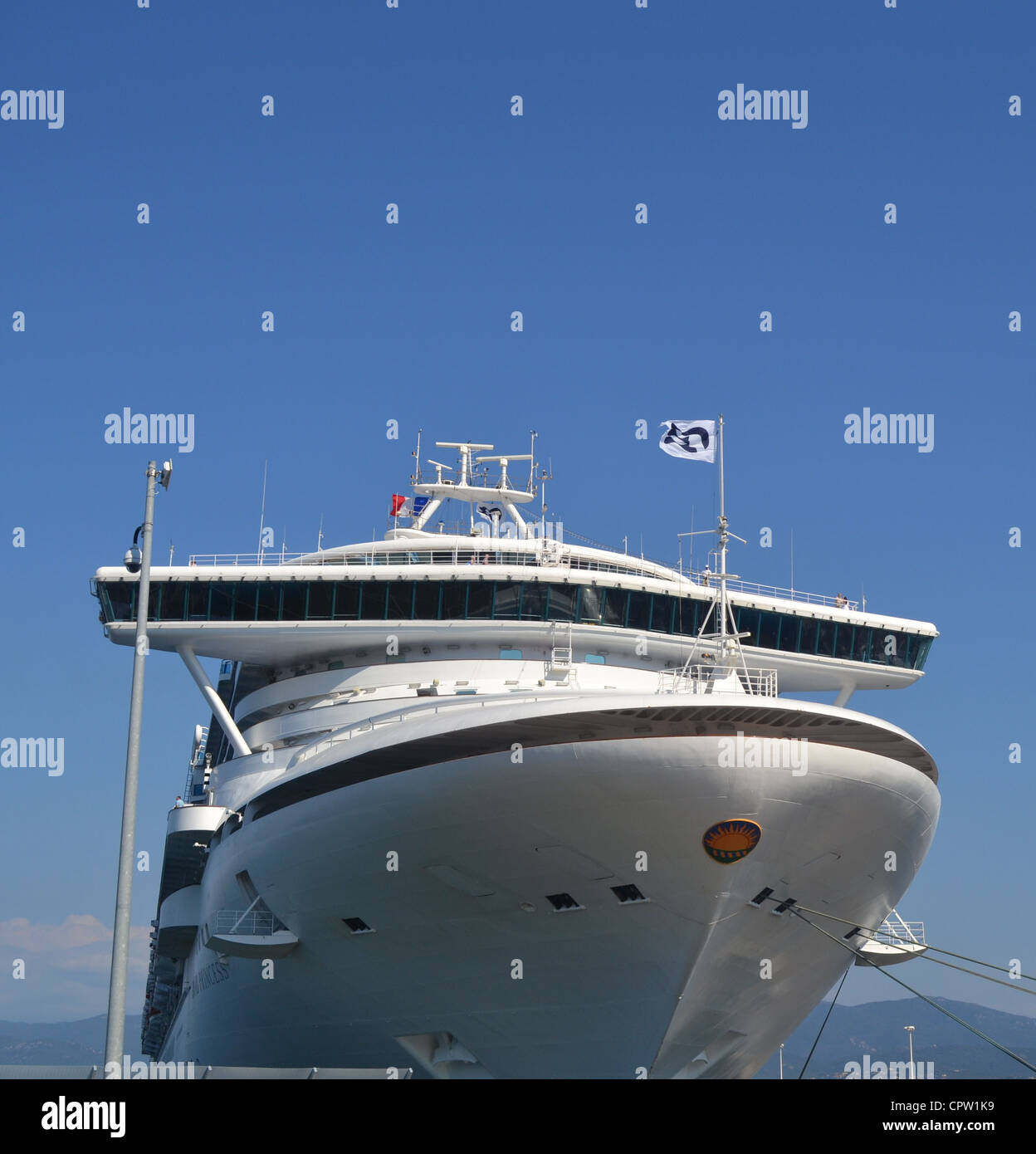 Front of the cruise ship Stock Photo - Alamy