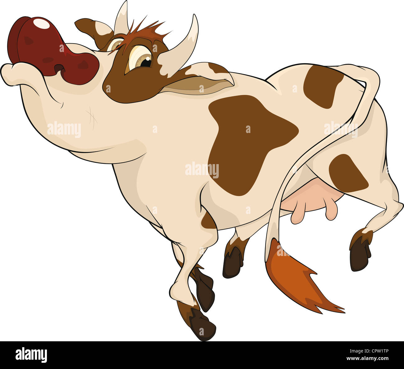 Cow cartoon hi-res stock photography and images - Alamy