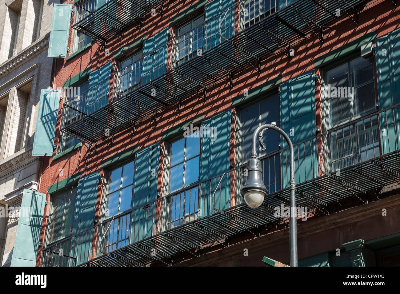 Building Facades, SoHo-Cast Iron Historic District, NYC Stock Photo - Alamy