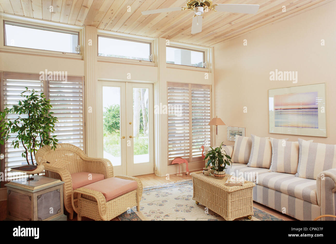 Showcase Interior sun room Stock Photo - Alamy