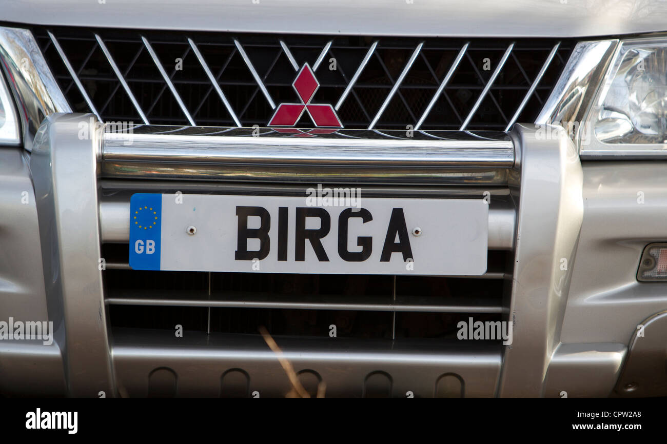 Personalized Plates Stock Photos & Personalized Plates Stock Images - Alamy