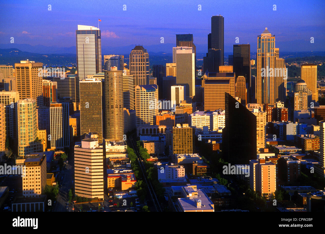 Skyscrapers of Downtown Seattle, Washington State, USA Stock Photo - Alamy