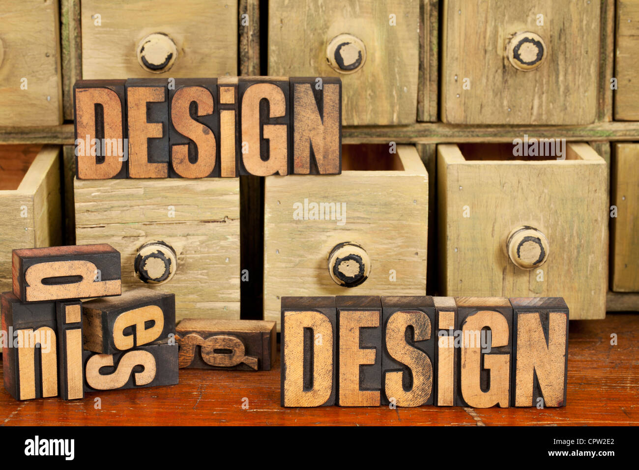 Primitive Wooden Word