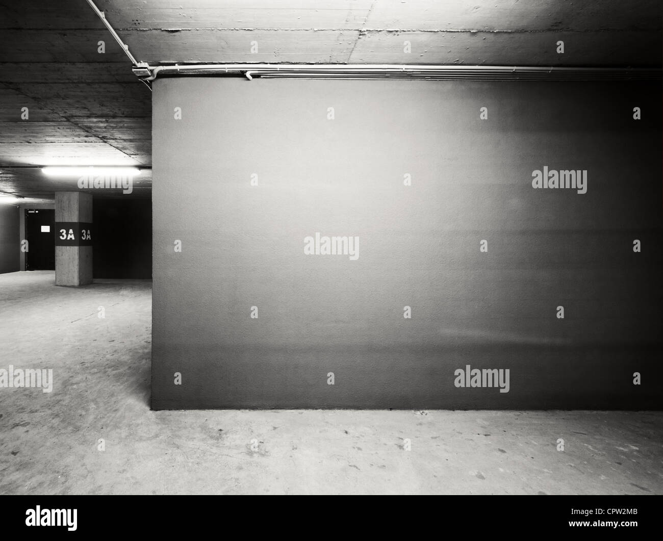 Empty warehouse wall, can be used as industrial background Stock Photo ...