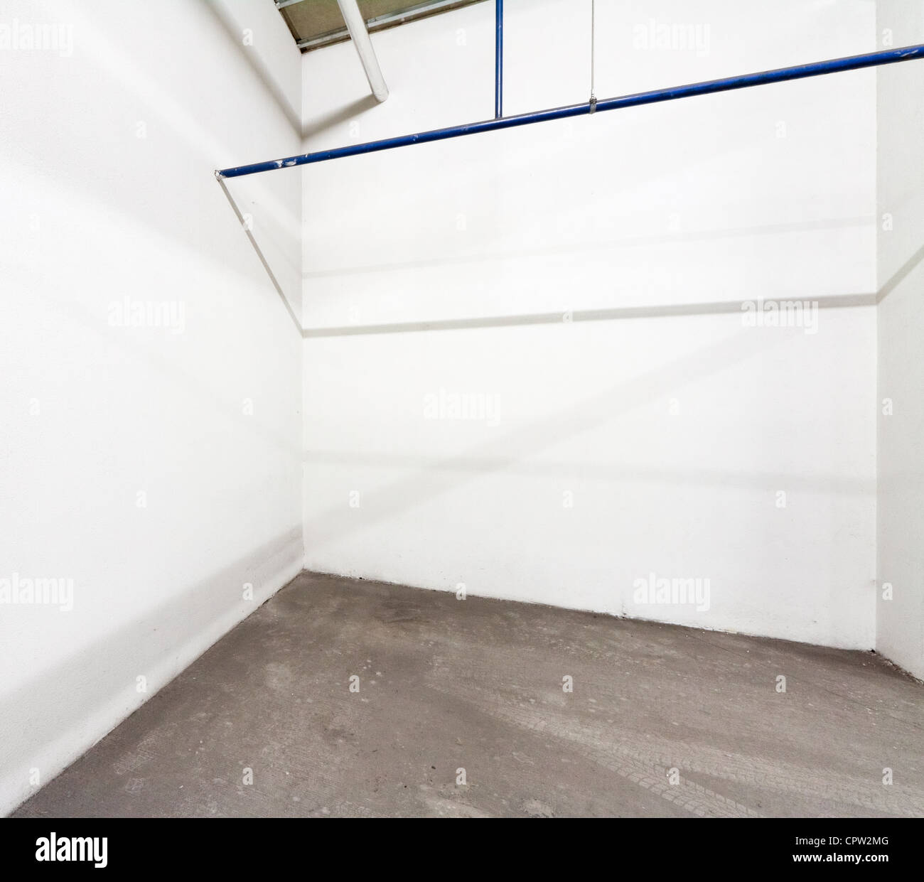 Empty warehouse wall, can be used as industrial background Stock Photo ...