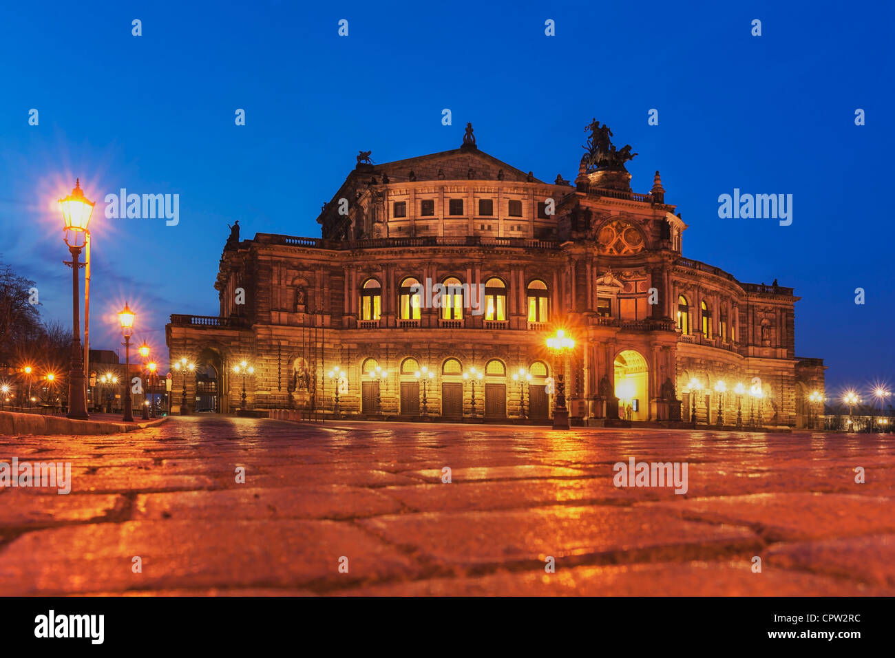 Semper Opera House Saxon State Opera Dresden Stock Photos & Semper ...