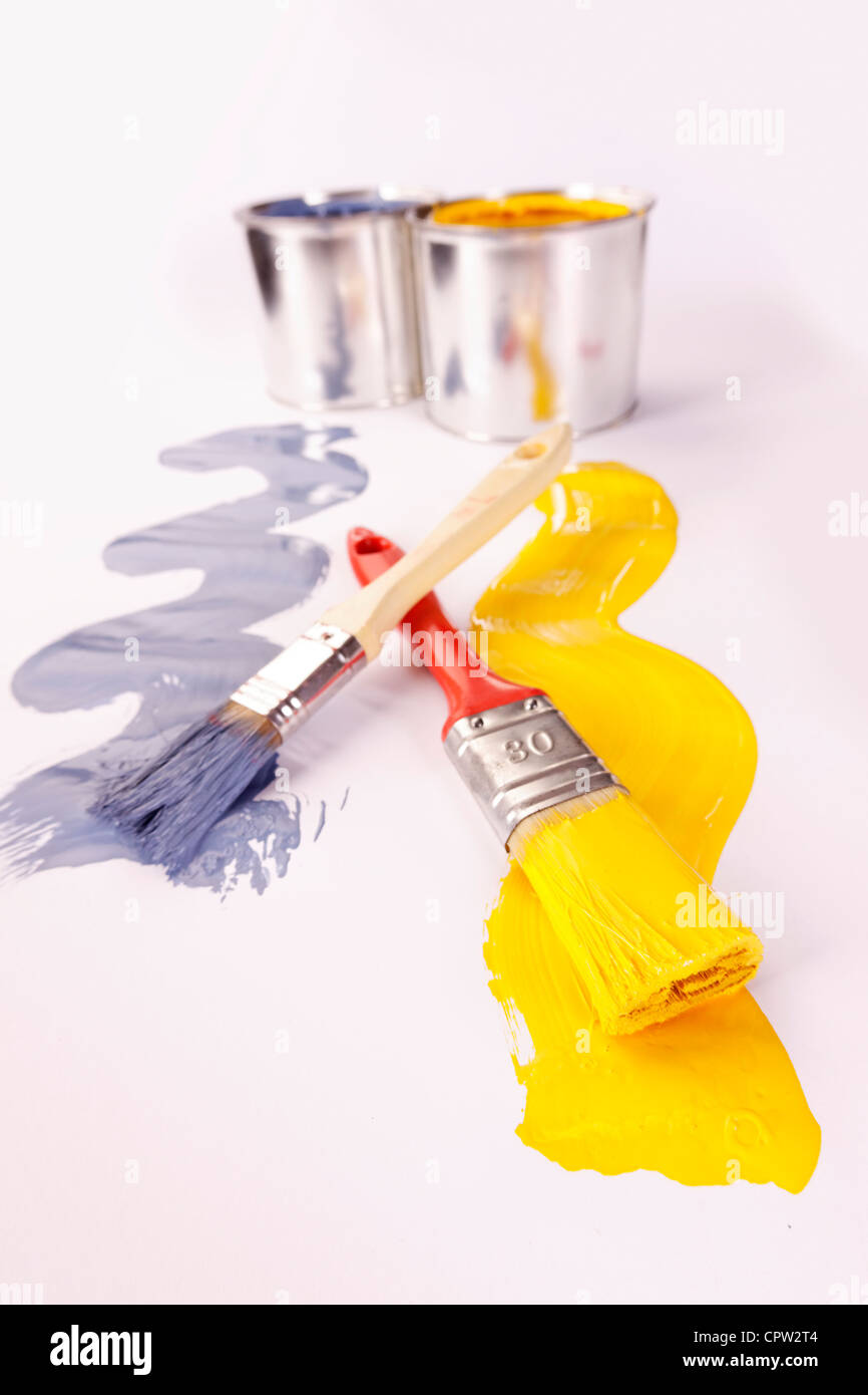 Spilled Paint Can High Resolution Stock Photography and Images - Alamy