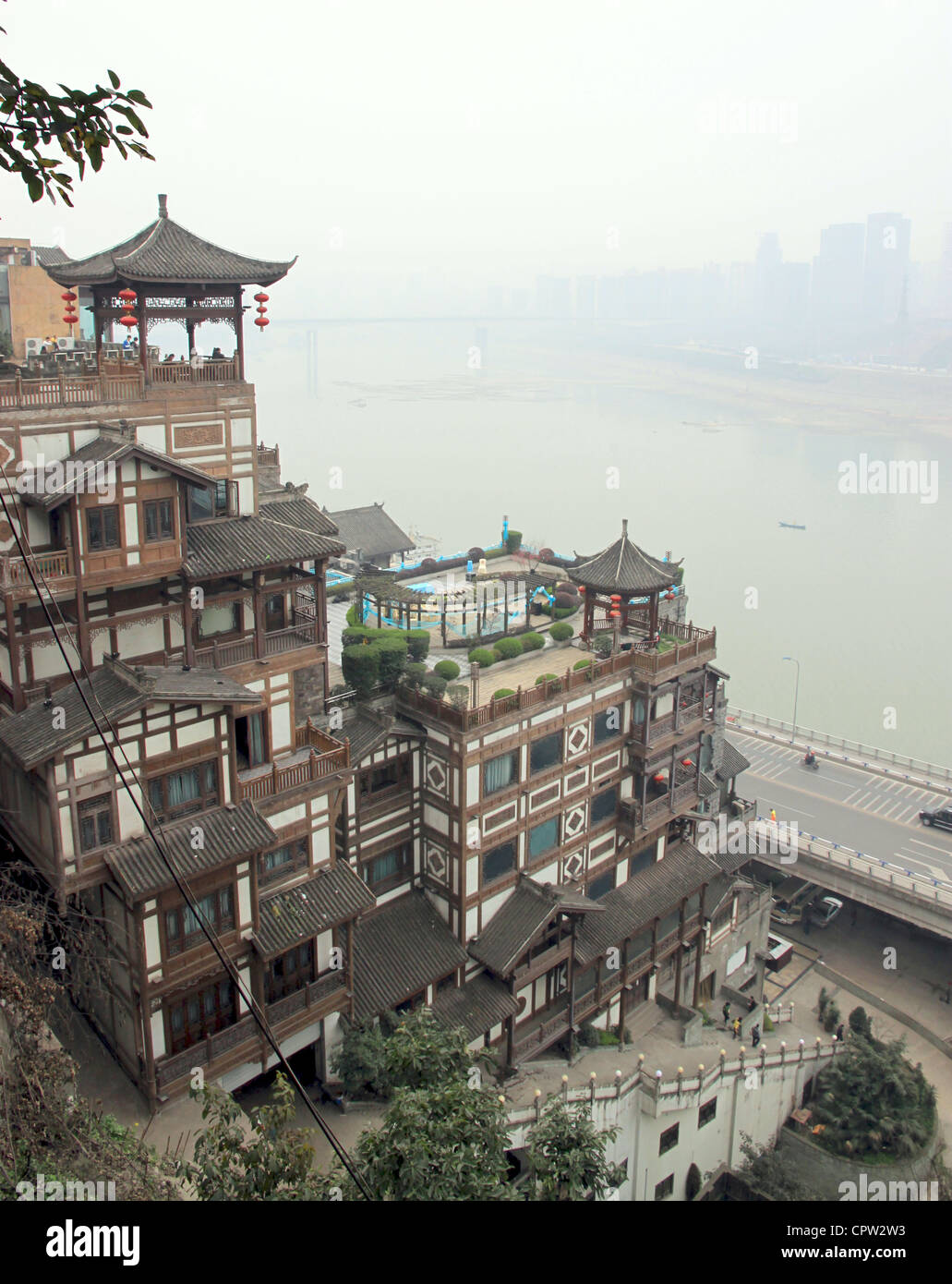 An old building in Chongqing, China Stock Photo - Alamy