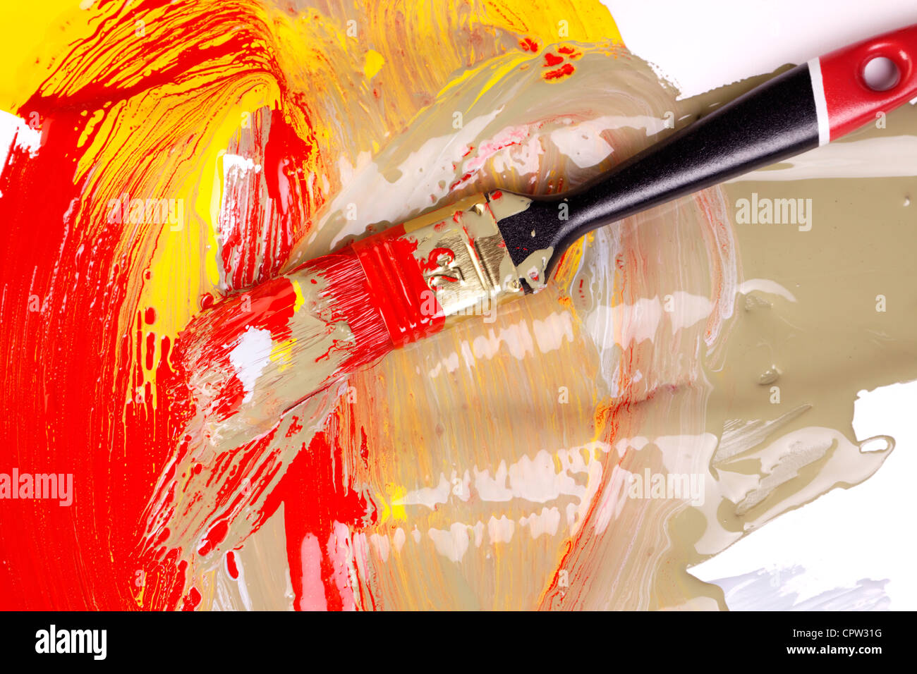 Spilled Paint Can High Resolution Stock Photography and Images - Alamy