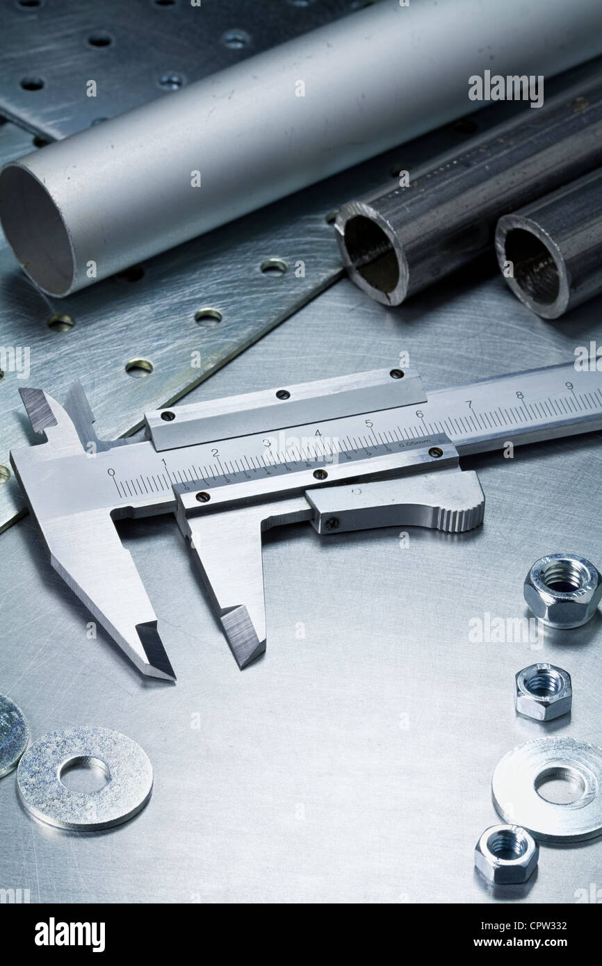Metal work tools Stock Photo - Alamy