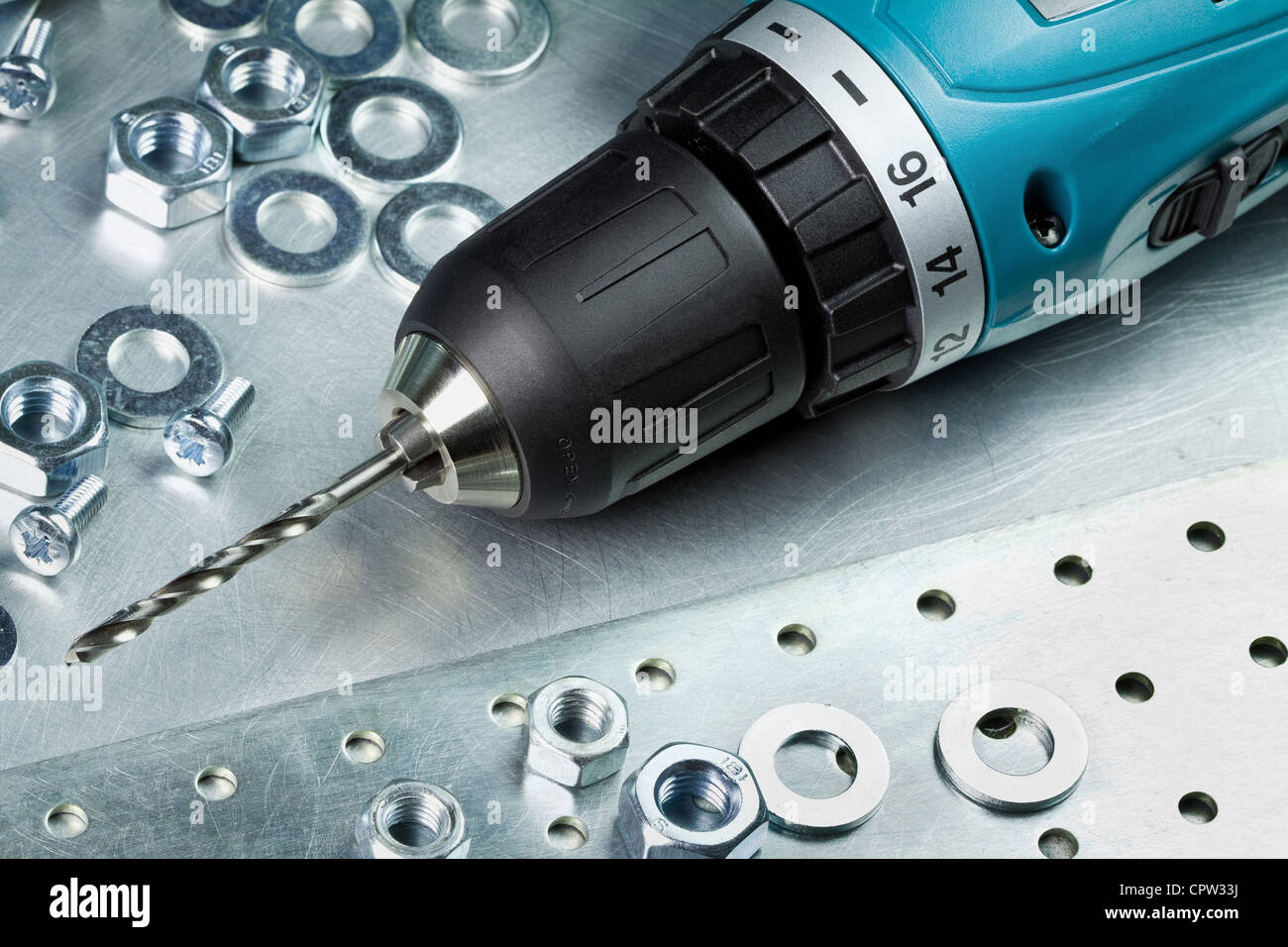 Metal work tools Stock Photo - Alamy