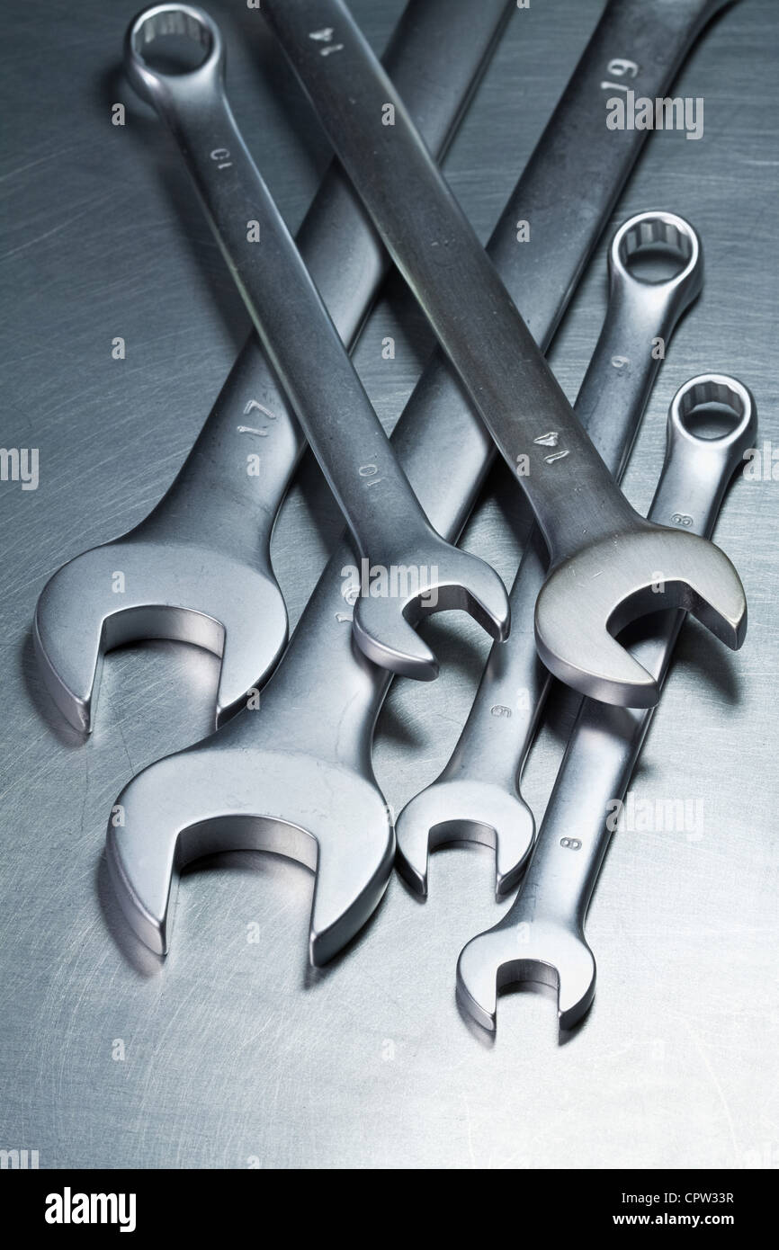 Metal work tools Stock Photo - Alamy