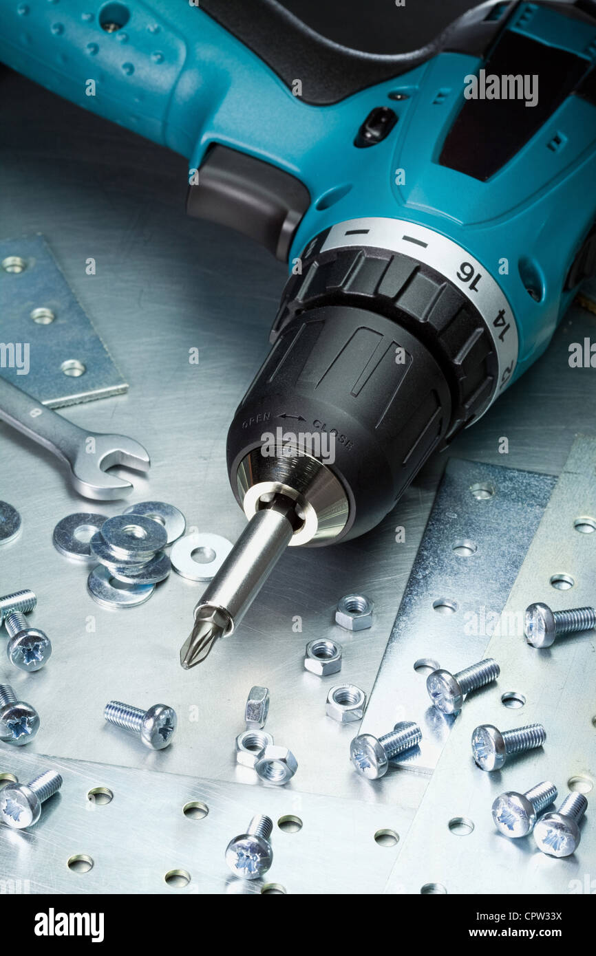 Metal work tools Stock Photo - Alamy